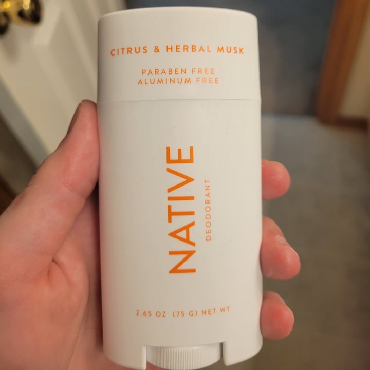 Native Deodorant: Citrus And Herbal Musk Review | abillion