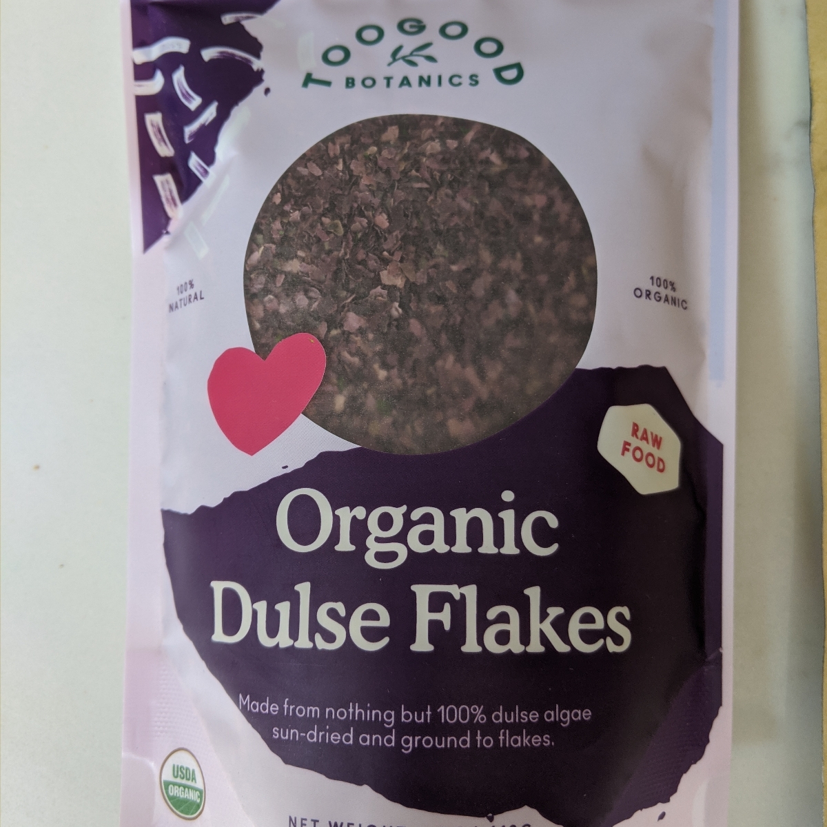 Organic dulse flakes at TOOGOOD Botanics - Review by @basiliz | abillion