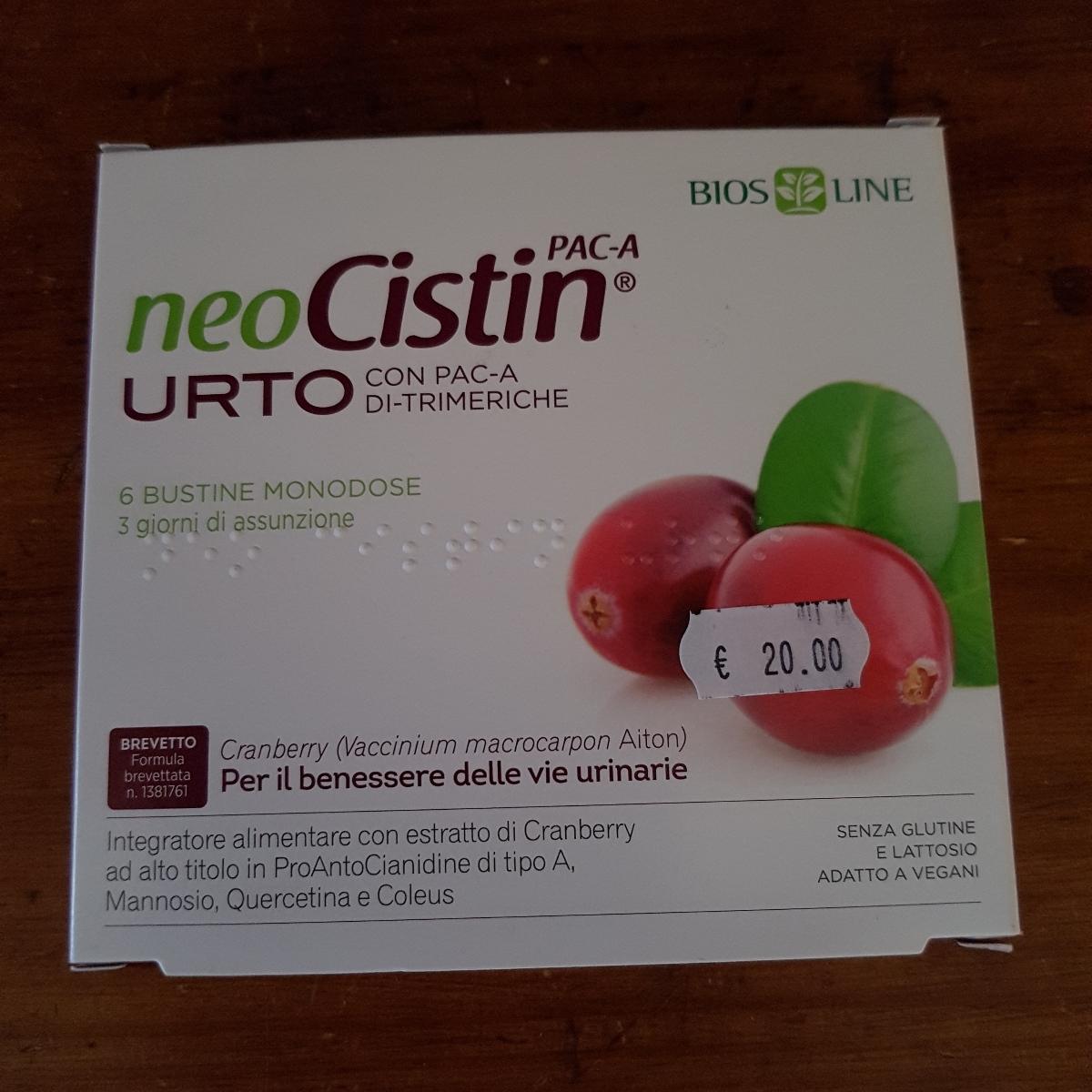 Neo Cistin Urto from Bios Line - Vegan Product Reviews & Ratings | abillion