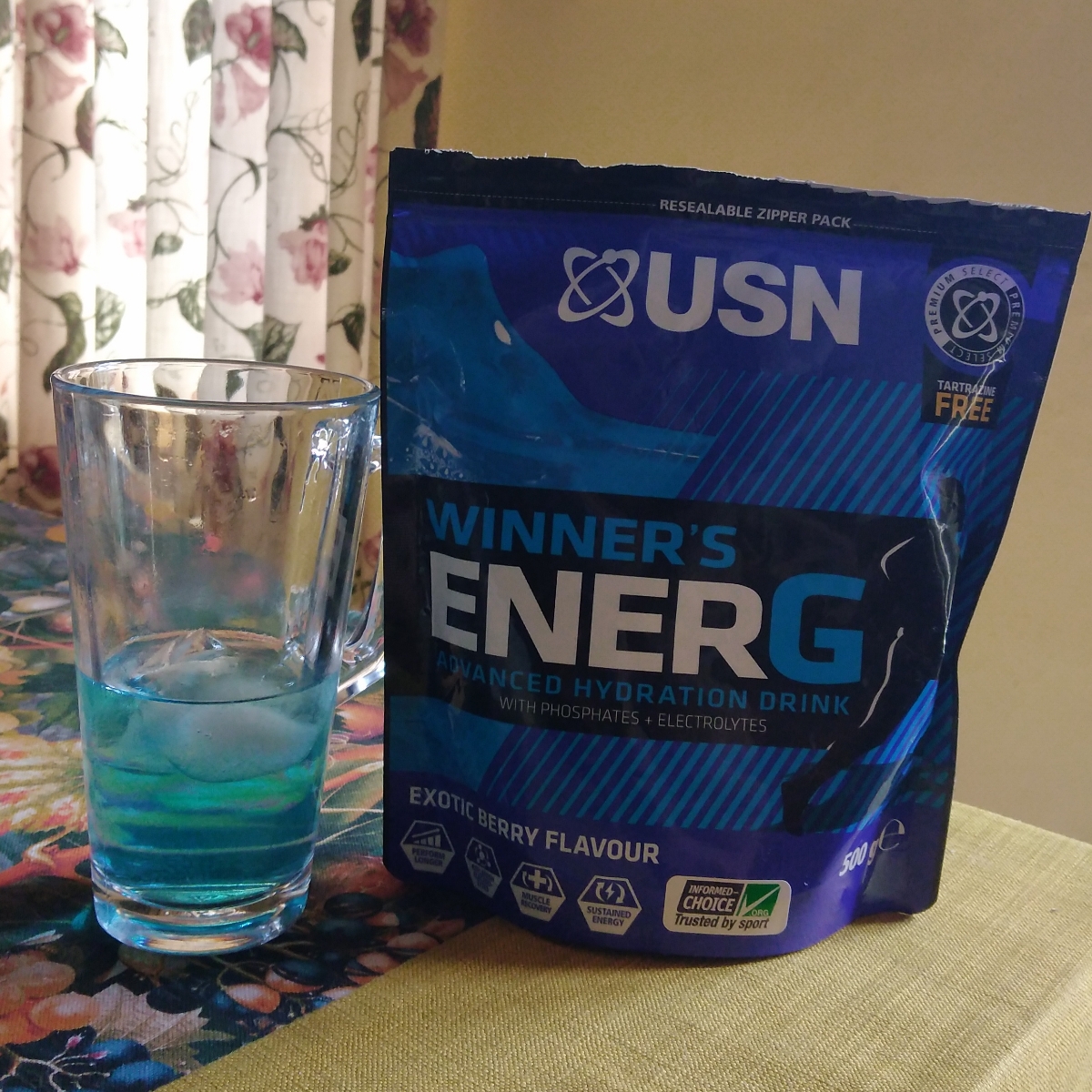 Winner's EnerG Advanced Hydration Drink (exotic berry flavour) from USN ...