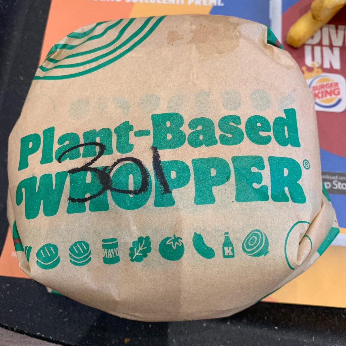 Plant based whopper at Burger King - Castelfranco Emilia, Modena ...