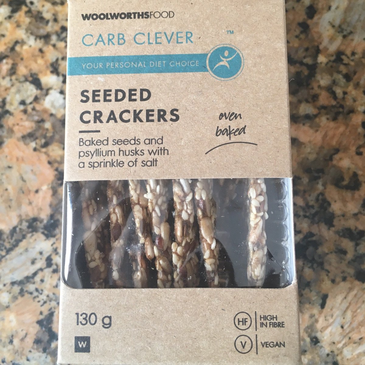 Carb clever Seeded Crackers from Woolworths - Vegan Product Reviews ...