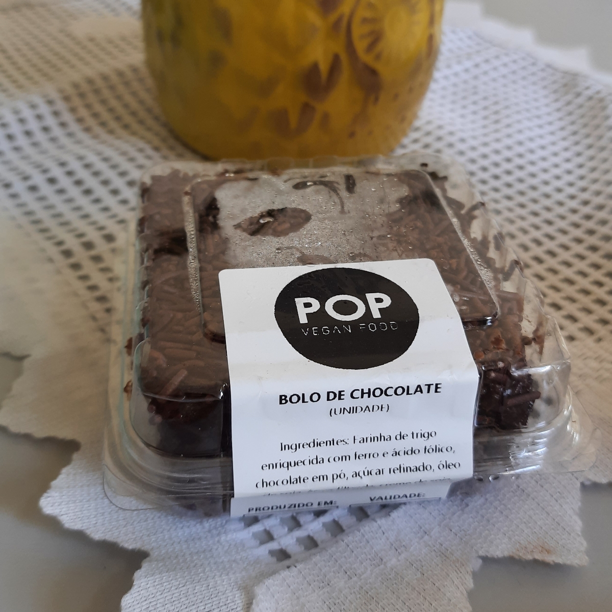 Bolo de Chocolate (Unidade) from Pop vegan food - Vegan Product Reviews ...