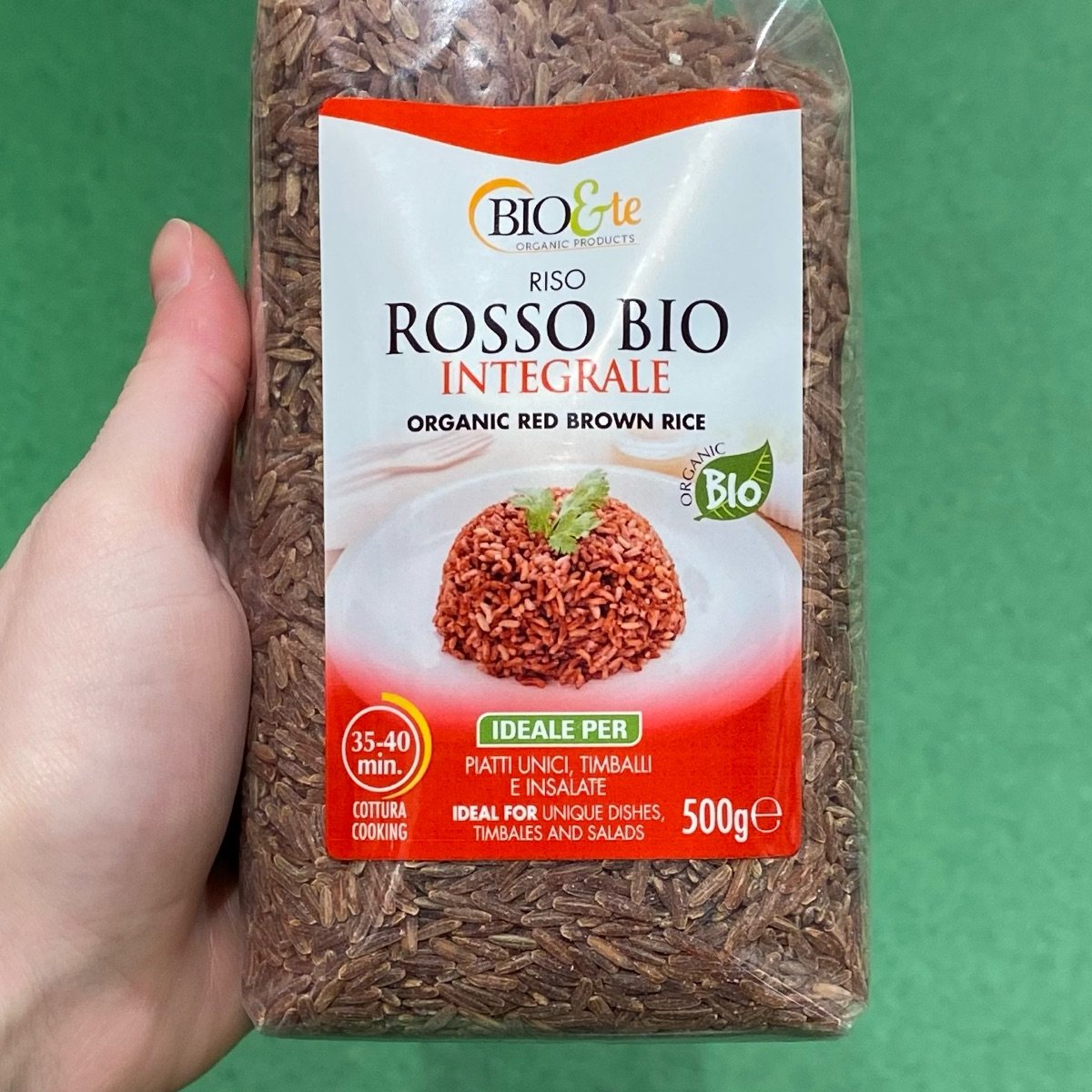 Riso rosso bio integrale from Bio&te - Vegan Product Reviews & Ratings ...
