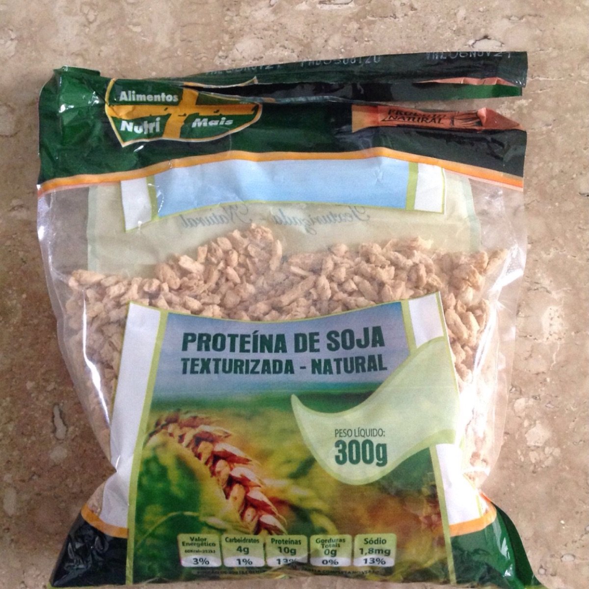 Proteína de soja texturiza - natural from Alimentos nutri mais - Vegan ...