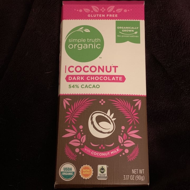 Simple Truth Coconut Dark Chocolate Review | abillion