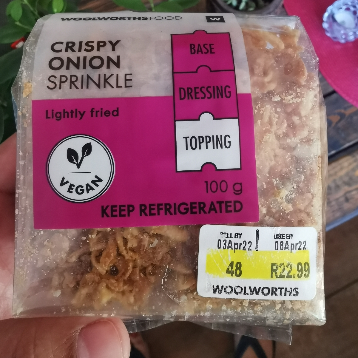 Crispy onion Sprinkle from Woolworths Food - Vegan Product Reviews ...
