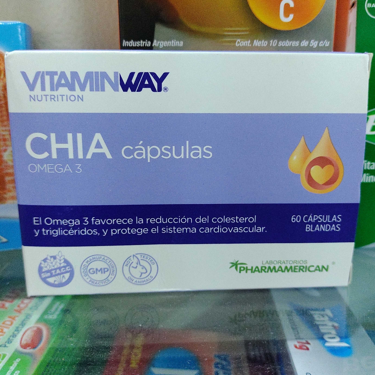 Chía Cápsulas from VitaminWay - Vegan Product Reviews & Ratings | abillion