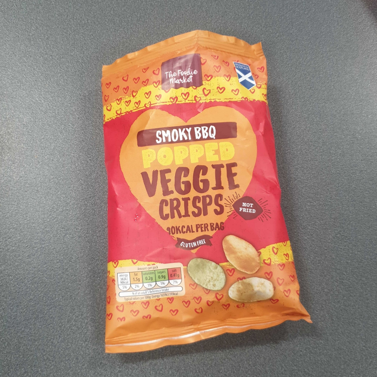 Smoky BBQ Popped Veggie Crisps from The Foodie Market - Vegan Product ...