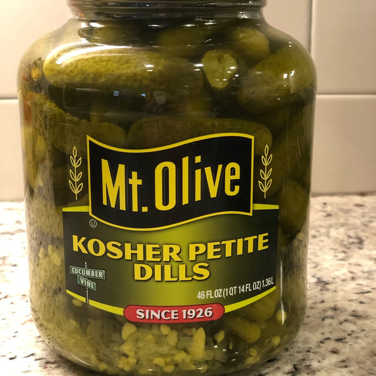 kosher petite dills from Mt. Olive - Vegan Product Reviews & Ratings ...