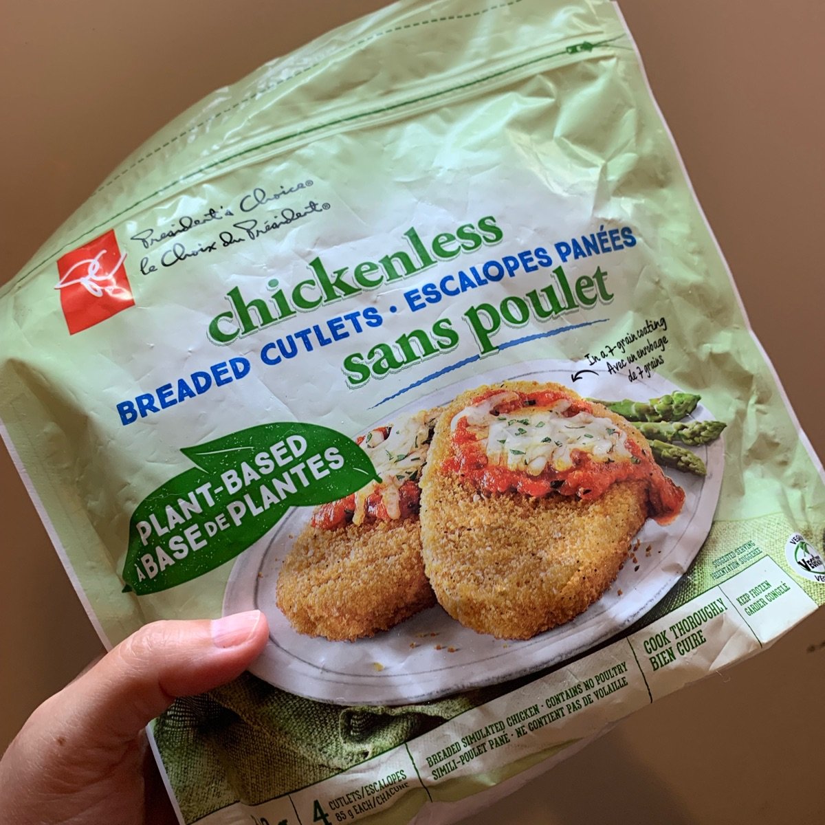 Chickenless Breaded Cutlets from President's Choice - Vegan Product ...