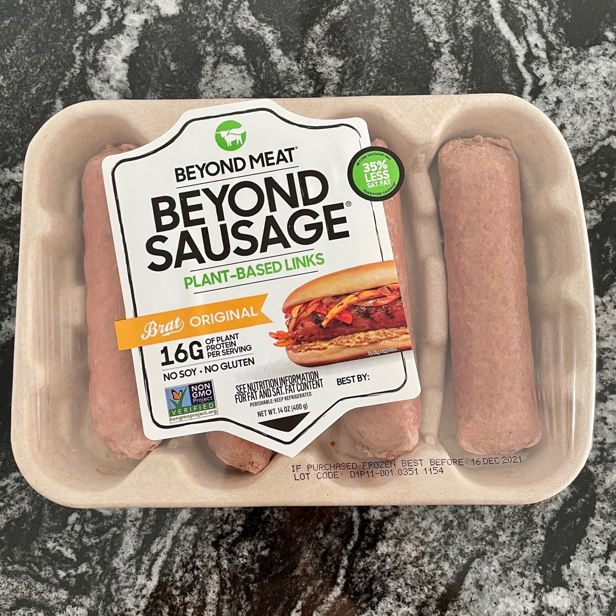 Beyond Meat Sausage Restaurant Quality Original Bratwurst 4 Pack