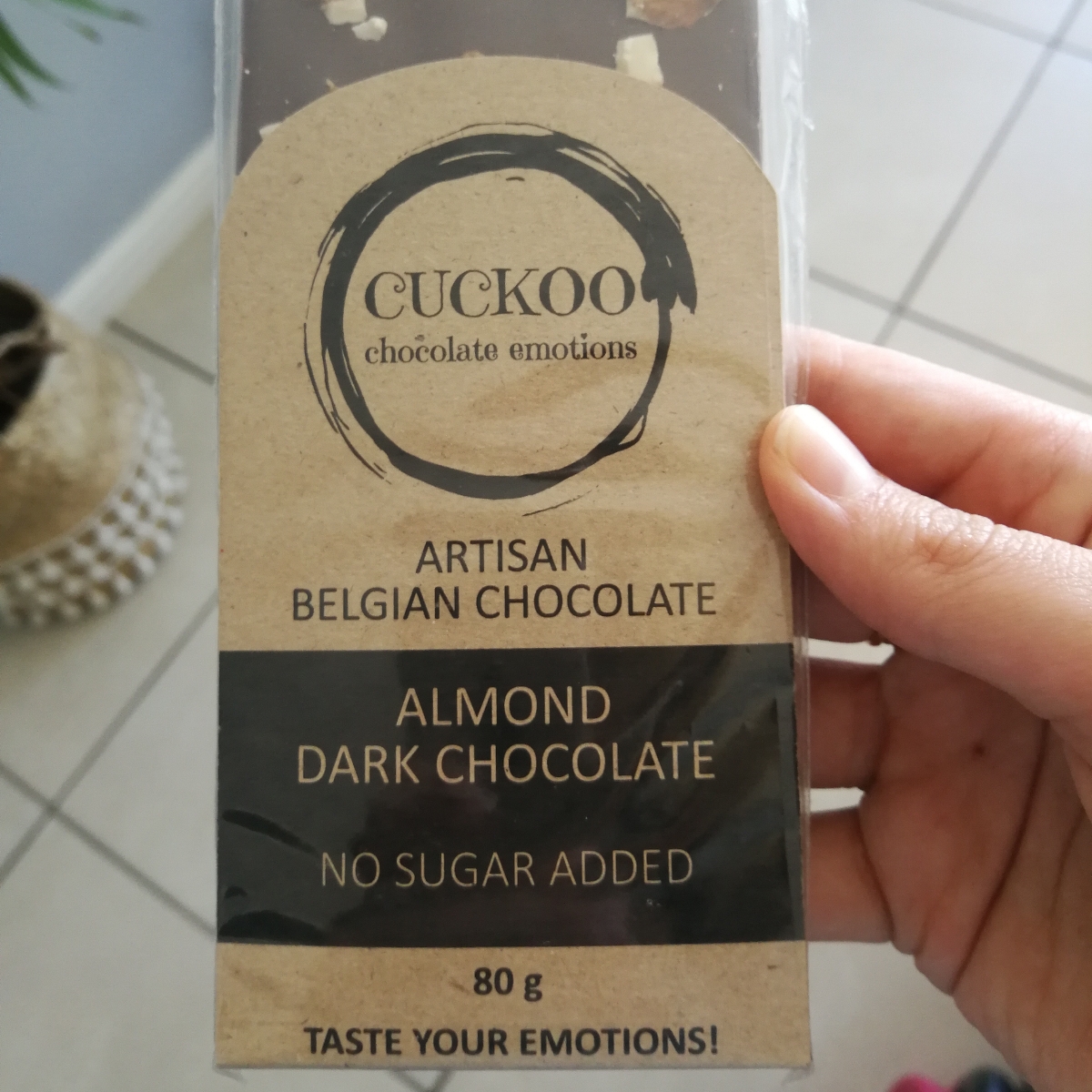 Almond Dark Chocolate from Cuckoo - Vegan Product Reviews & Ratings | abillion