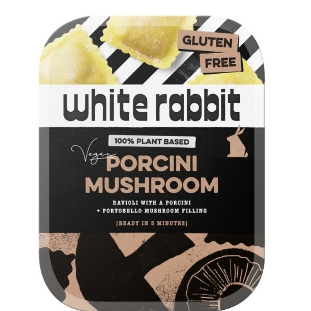 Porcini Mushroom Ravioli from The White Rabbit - Vegan Product Reviews ...