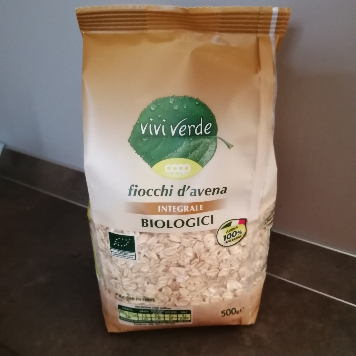 Fiocchi di avena integrale from Vivi Verde Coop - Vegan Product Reviews ...