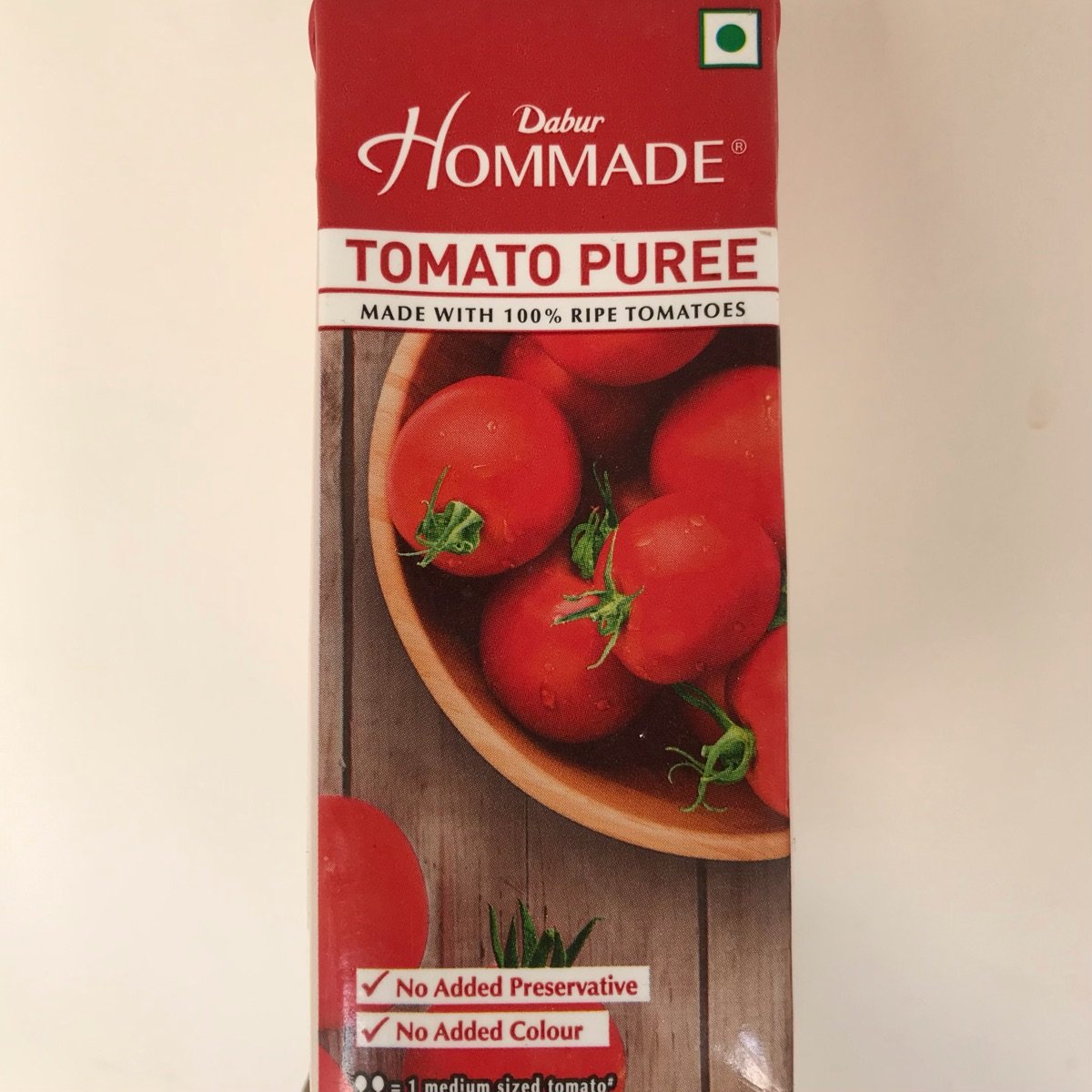 Tomato Puree from Dabur Homemade - Vegan Product Reviews & Ratings ...