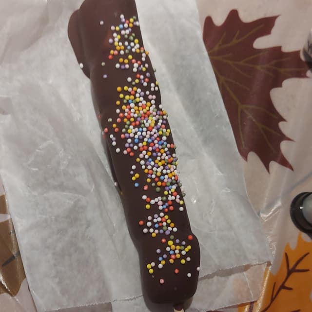Chocolate-covered mashmallow stick from The Vegan Pantry - Vegan ...