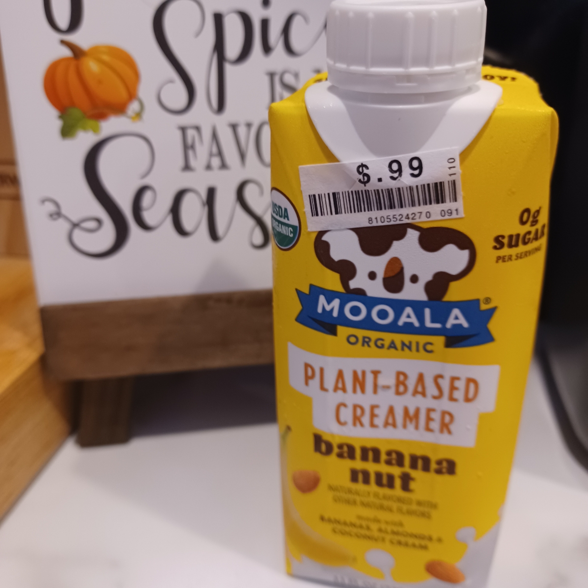 Banana Nut Creamer from Mooala - Vegan Product Reviews & Ratings | abillion