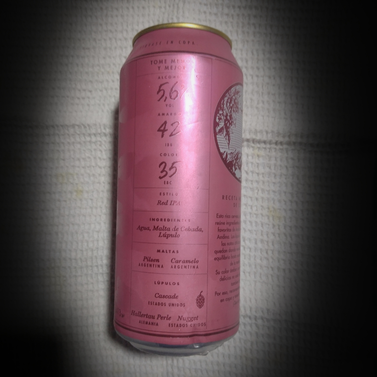 Andes Origen IPA Roja from Cerveza Andes Ipa Andina - Vegan Product ...