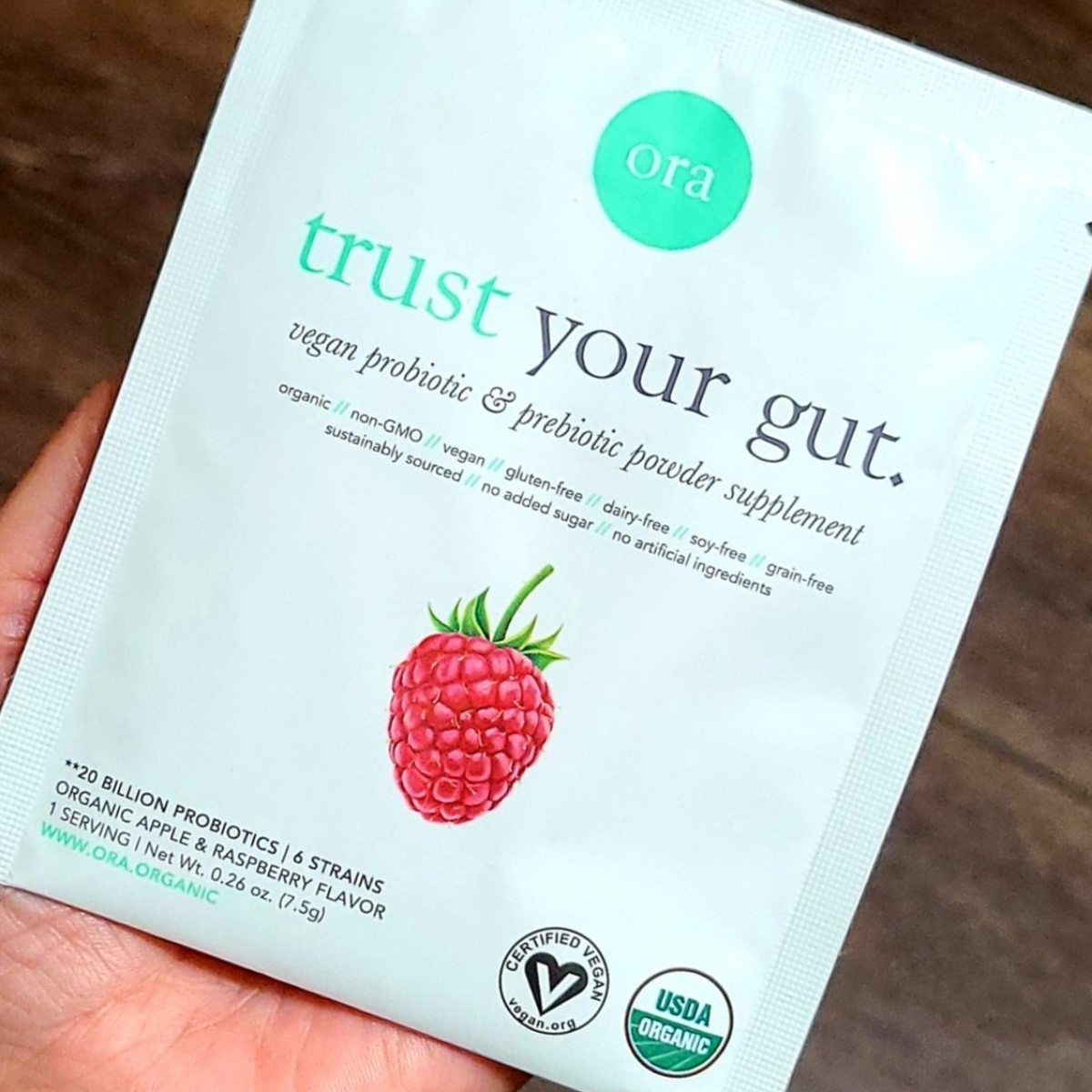 Prebiotic and Probiotic Powder (Apple Raspberry Flavor) from Ora ...