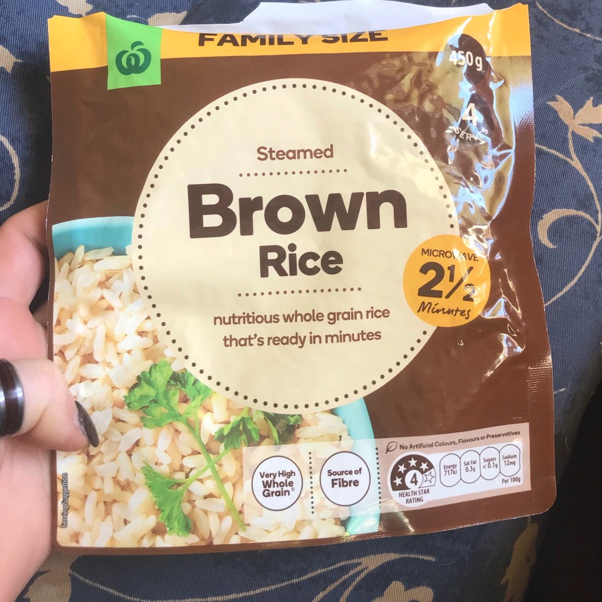 Steamed Brown Rice from Woolworths - Vegan Product Reviews & Ratings ...