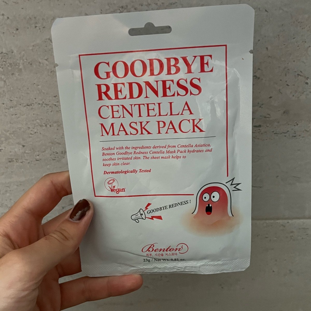 Benton Goodbye Redness Centella Mask Reviews | abillion