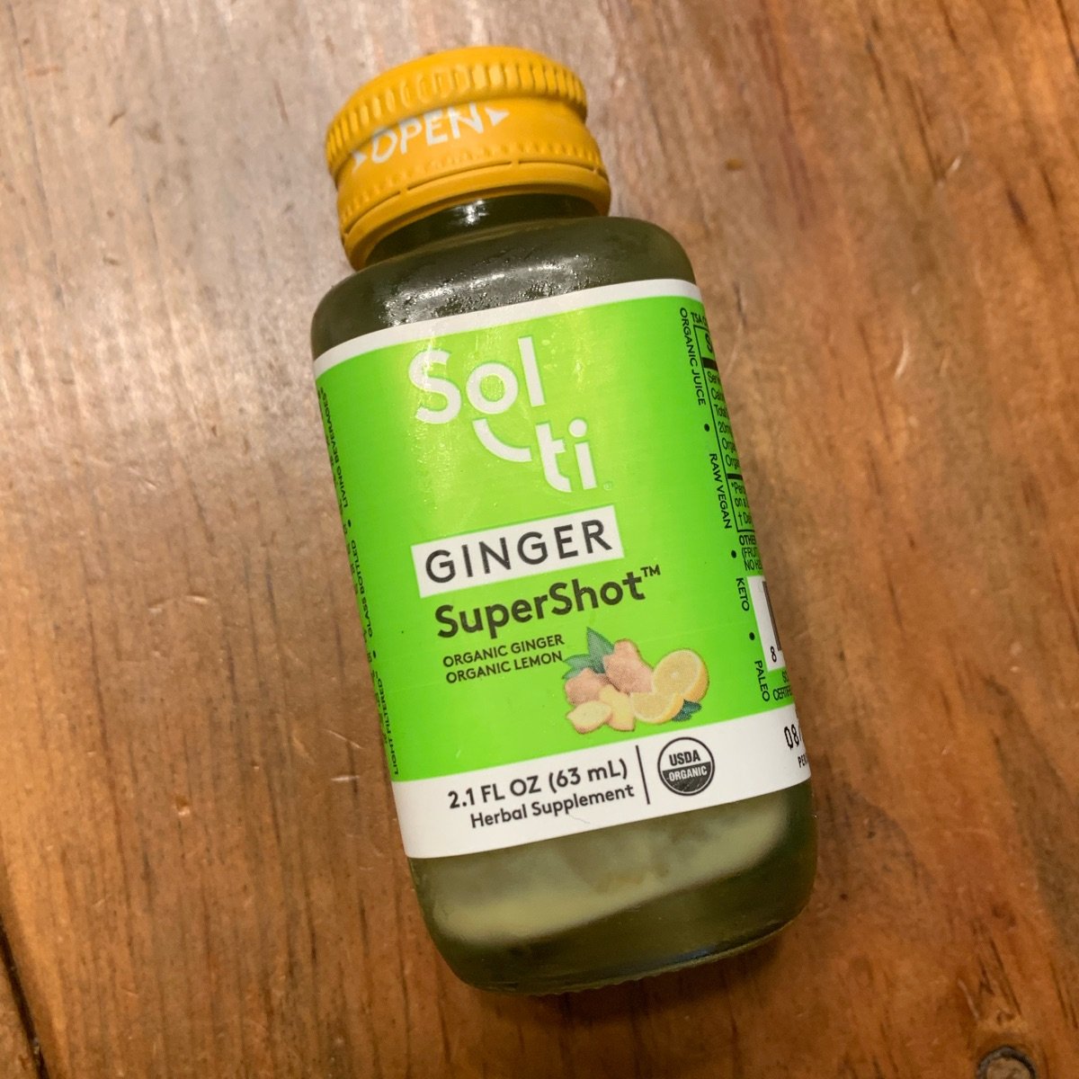 Ginger Supershot from Sol Ti - Vegan Product Reviews & Ratings | abillion