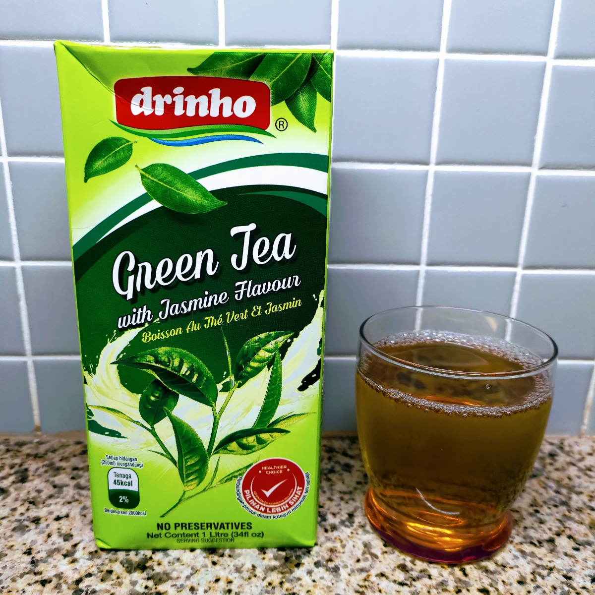 Green Tea with Jasmine Flavour from Drinho - Vegan Product Reviews ...