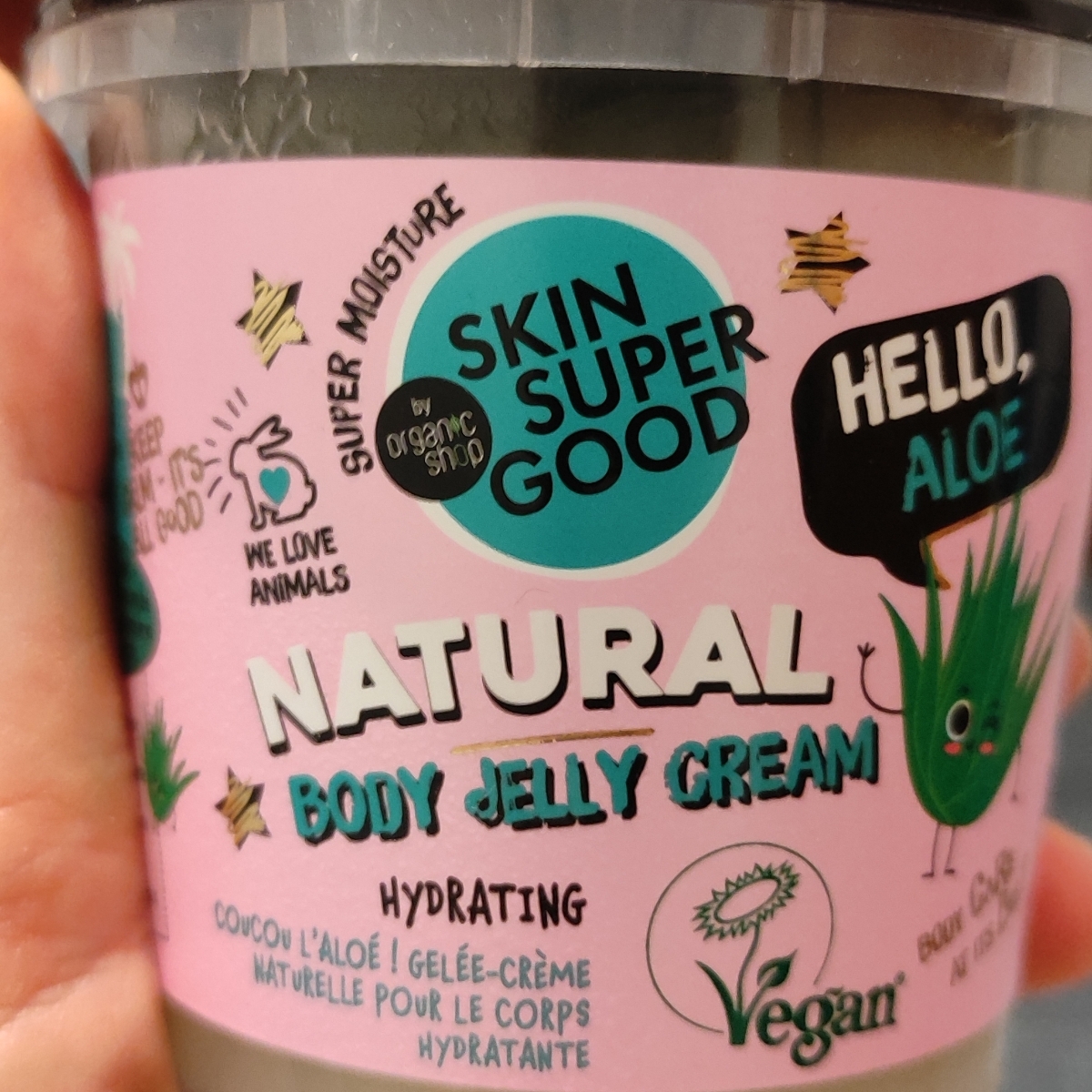 natural body jelly cream from Organic shop - Vegan Product Reviews ...