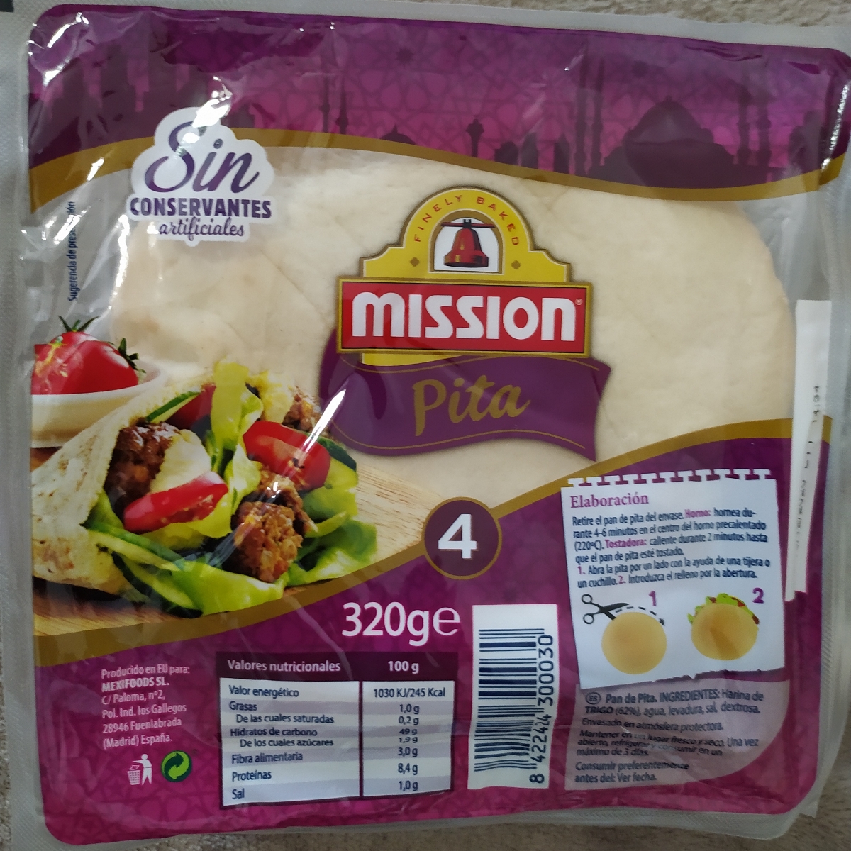 Mission pita from Mission Foods - Vegan Product Reviews & Ratings ...