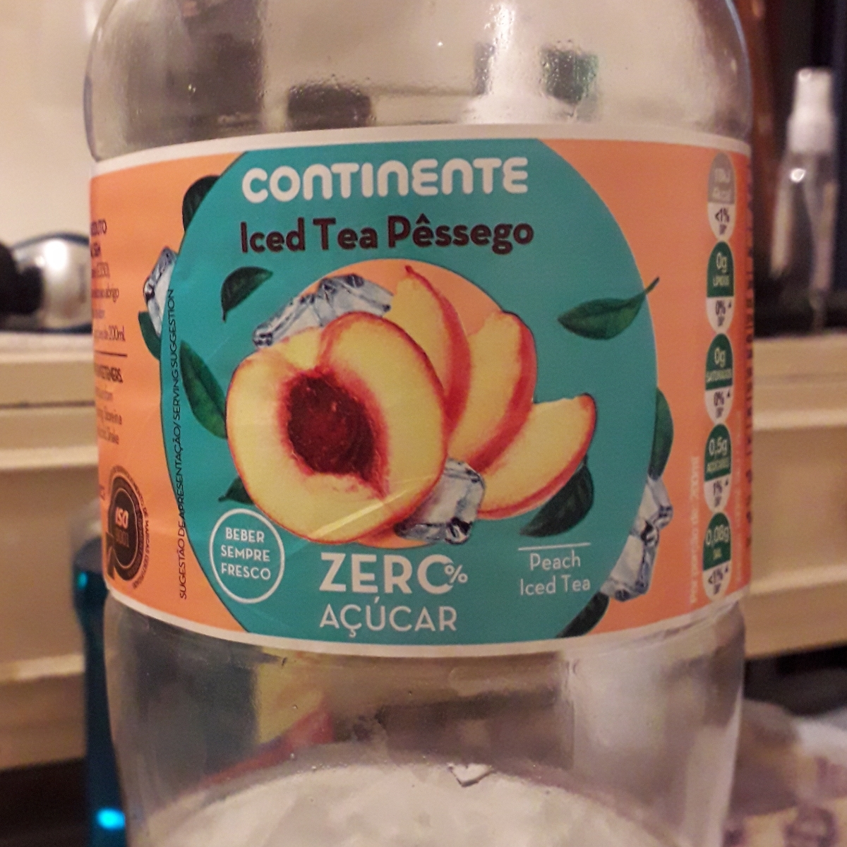 Peach Ice Tea Zero Sugar from Continente - Vegan Product Reviews ...