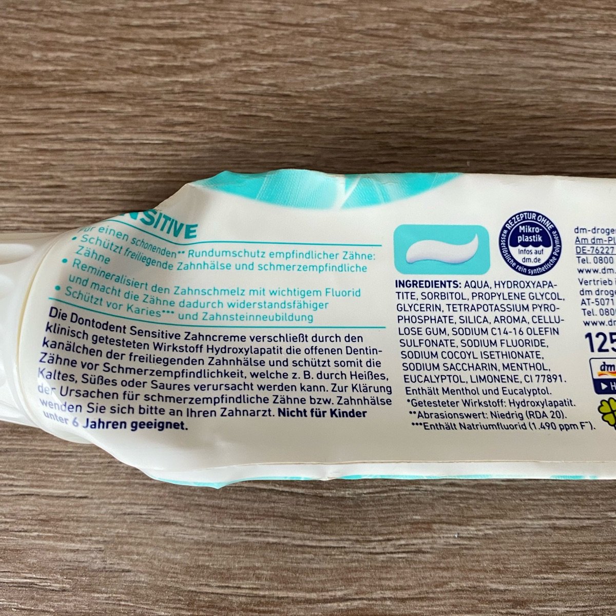 Donto dent sensitive from Dm - Vegan Product Reviews & Ratings | abillion