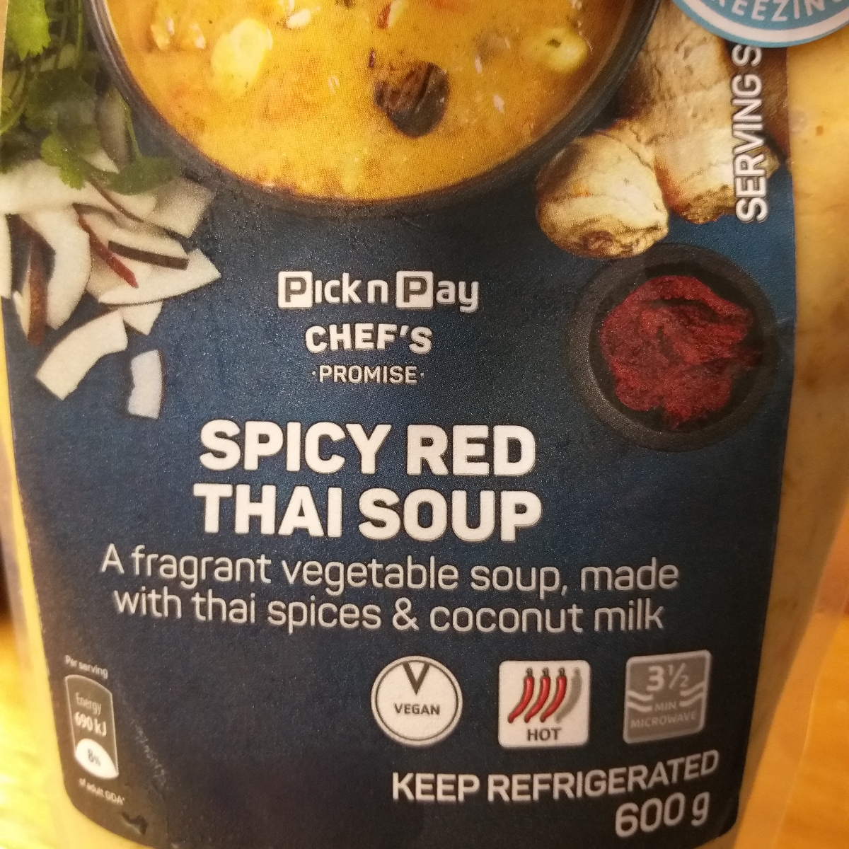 Pick n Pay Spicy Red Thai Soup Reviews | abillion