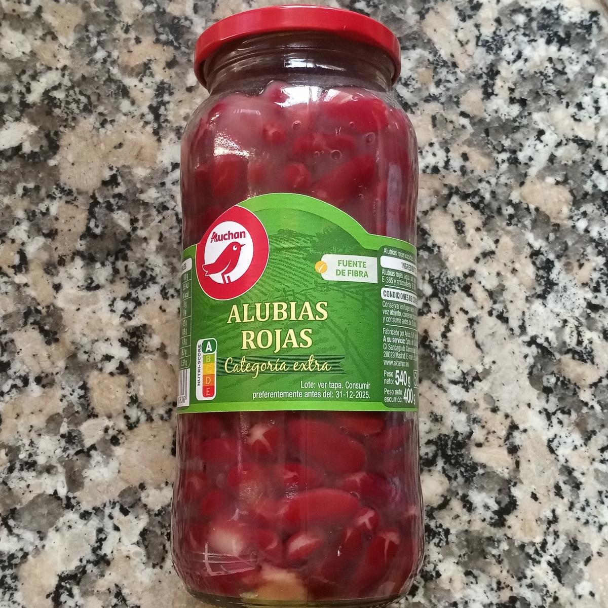 Alubias rojas from Auchan - Vegan Product Reviews & Ratings | abillion
