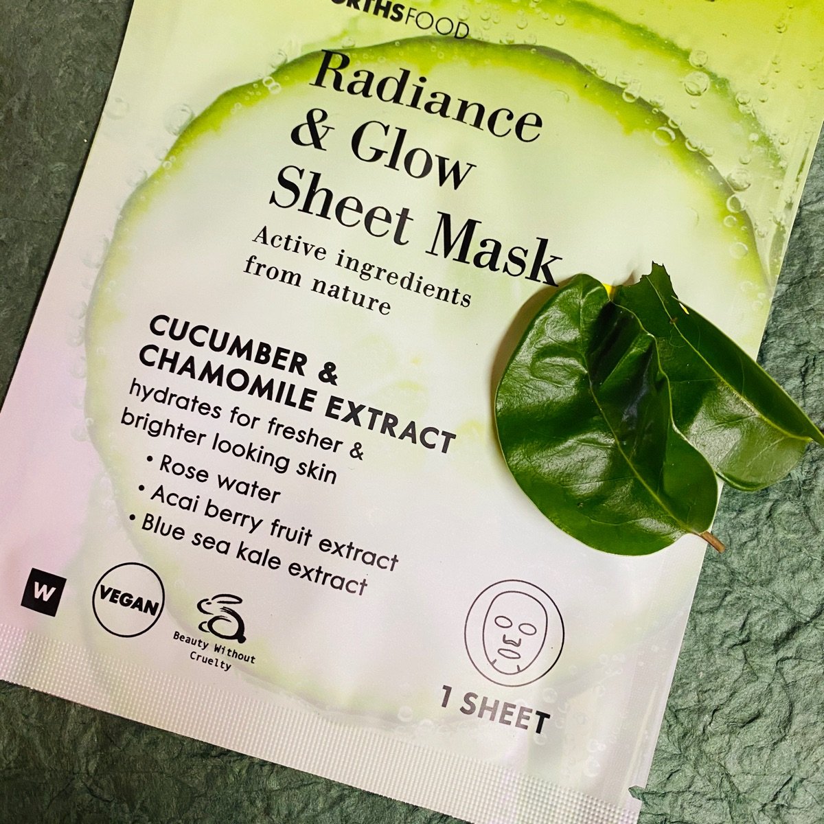 Radiance glow Sheet facemask from Woolworths - Vegan Product Reviews ...