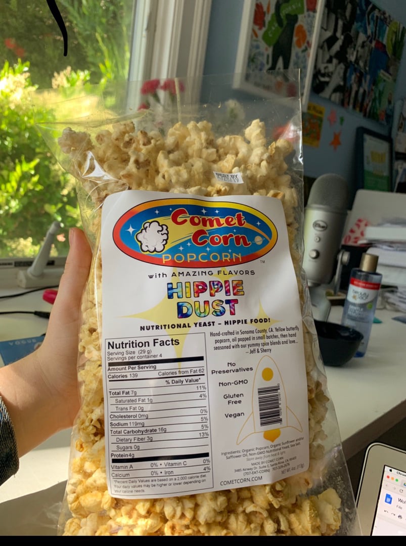 Hippie Dust Popcorn from Comet Corn - Vegan Product Reviews & Ratings ...