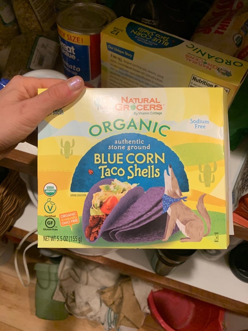 Blue Corn Taco Shells from Natural Grocers - Vegan Product Reviews ...
