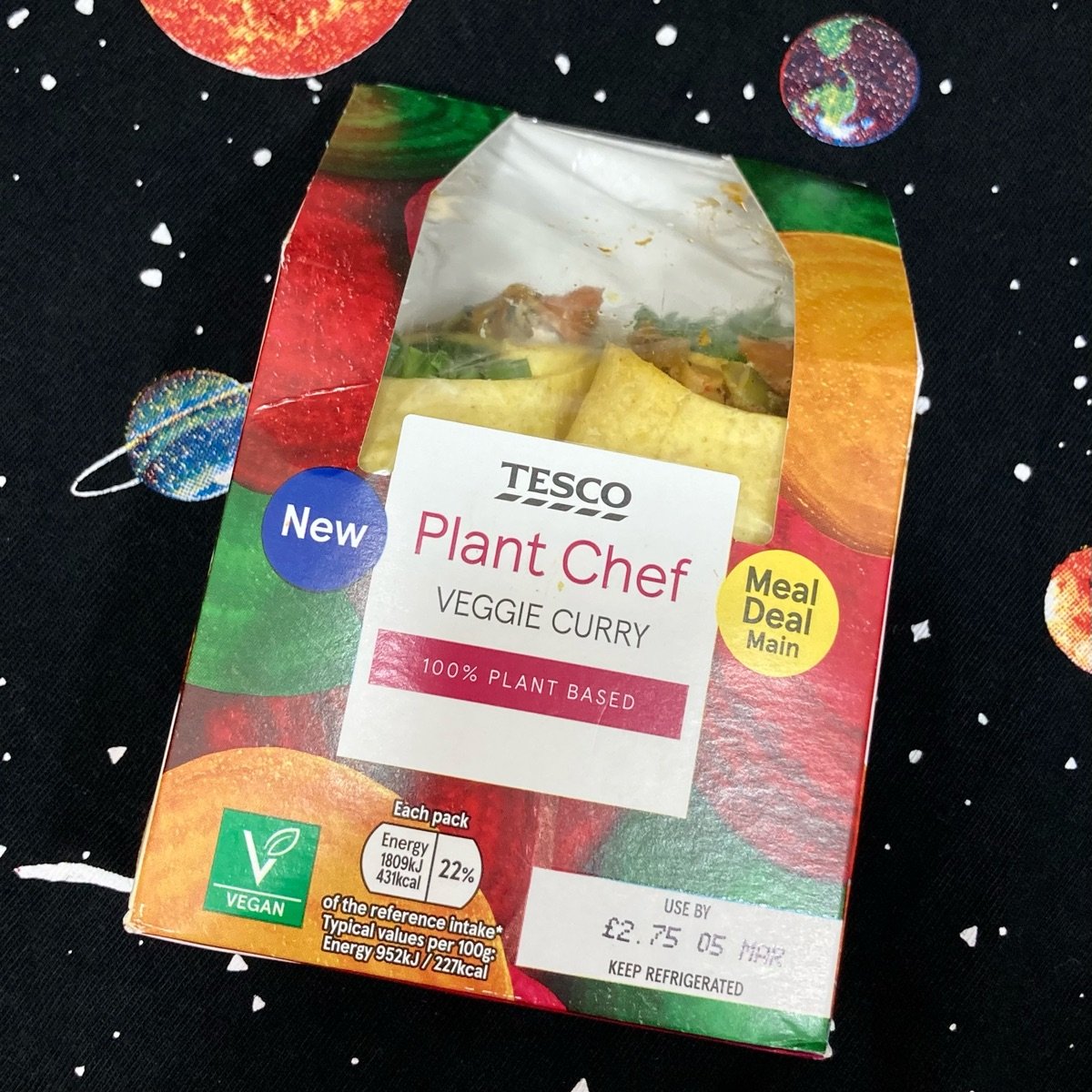 Plant Chef Veggie Curry Wrap from Tesco - Vegan Product Reviews ...