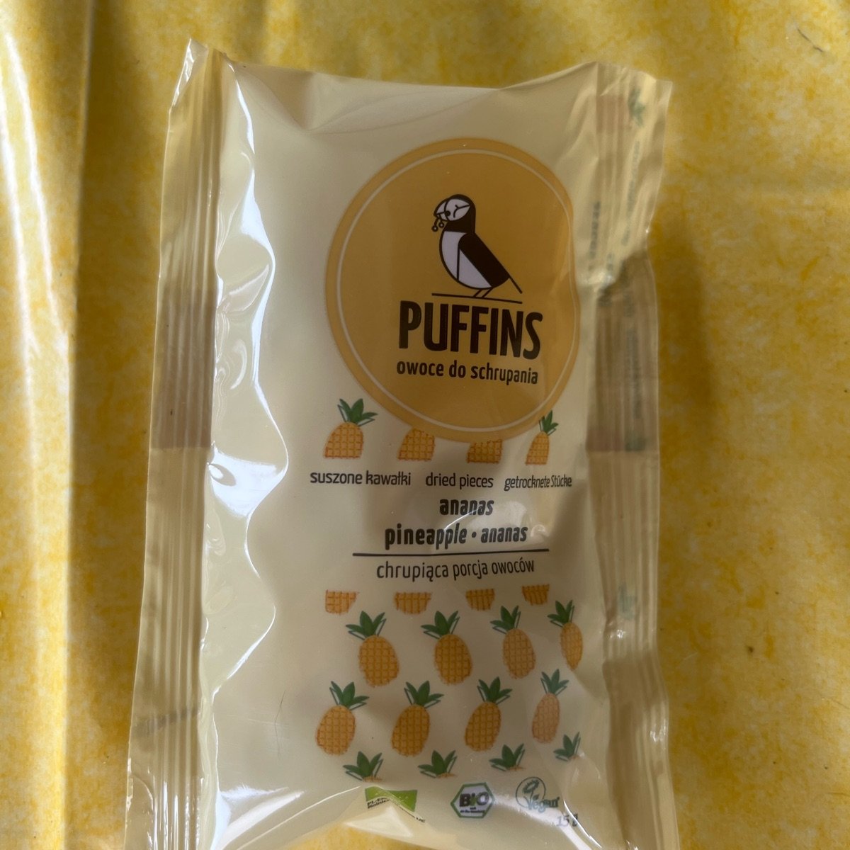 Dried Pineapple from Puffins - Vegan Product Reviews & Ratings | abillion