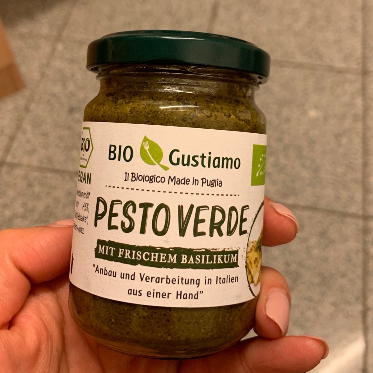 Pesto verde from Bio Gustiamo - Vegan Product Reviews & Ratings | abillion