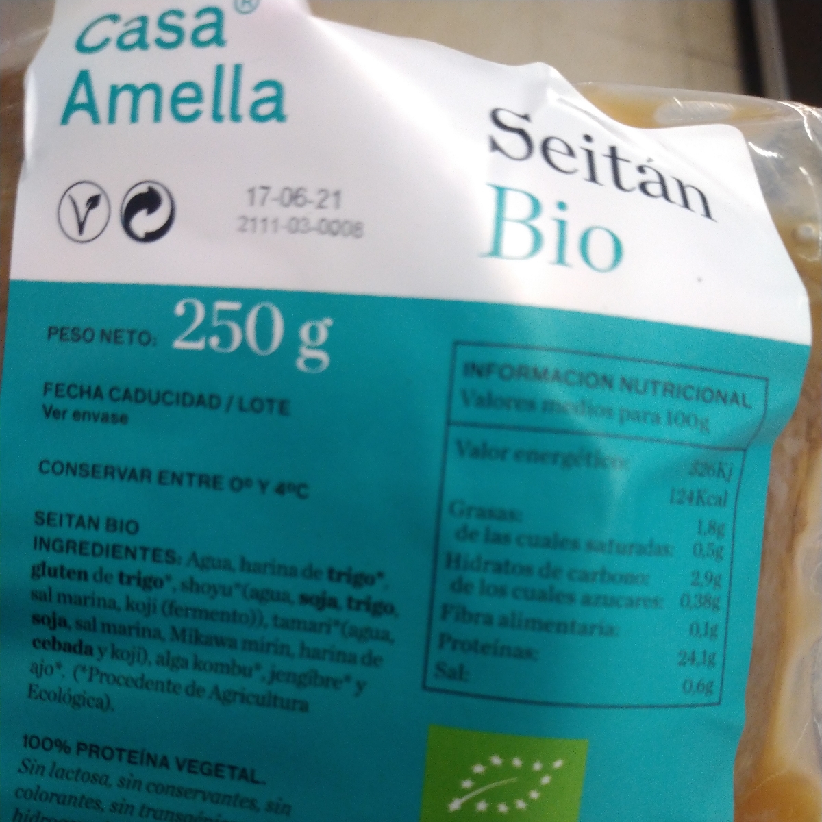 Seitán Bio from Casa Amella - Vegan Product Reviews & Ratings | abillion
