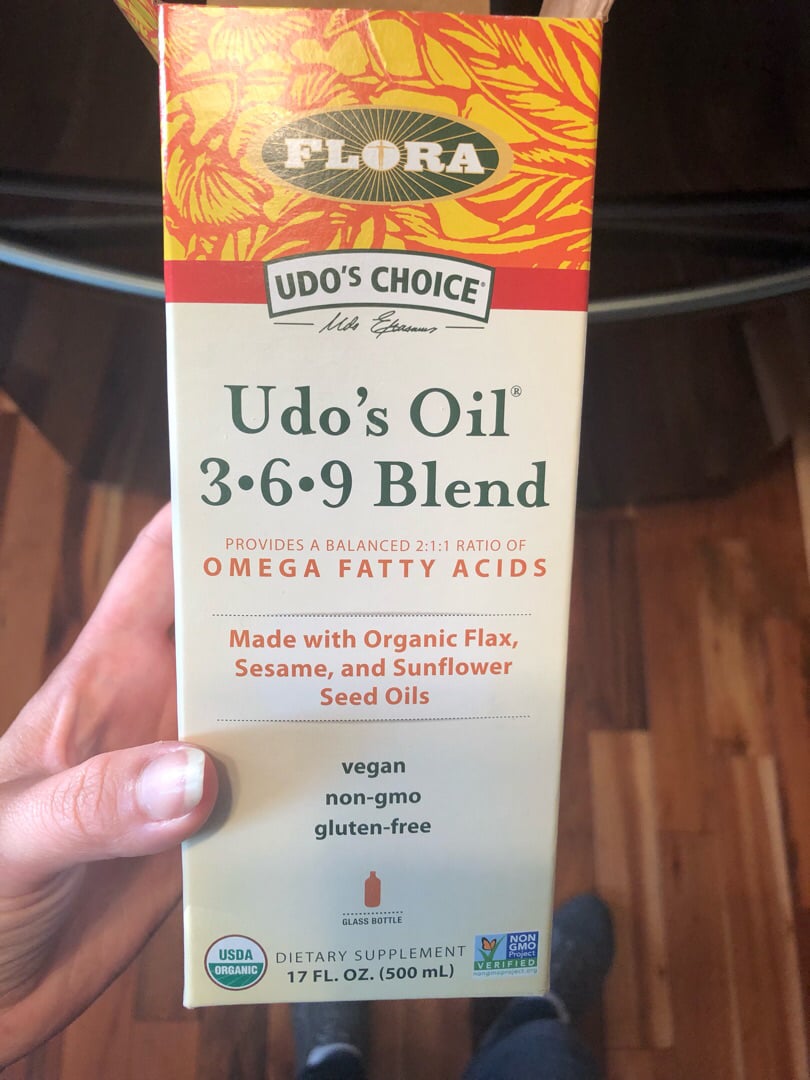 Udo’s Oil 3-6-9 Blend Omega Fatty Acids from Udo’s Choice - Vegan ...