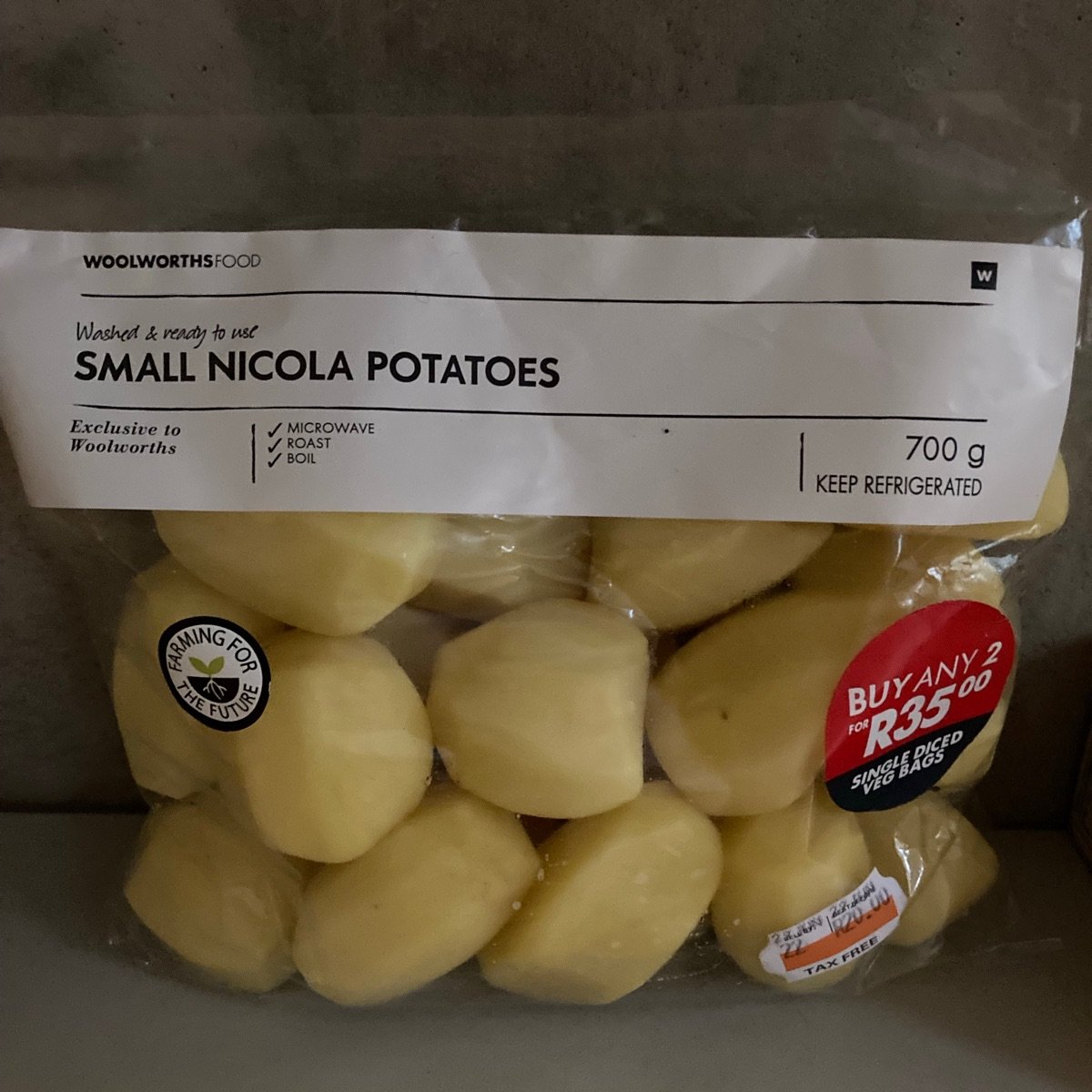 Small Nicola Potatoes from Woolworths Food - Vegan Product Reviews ...