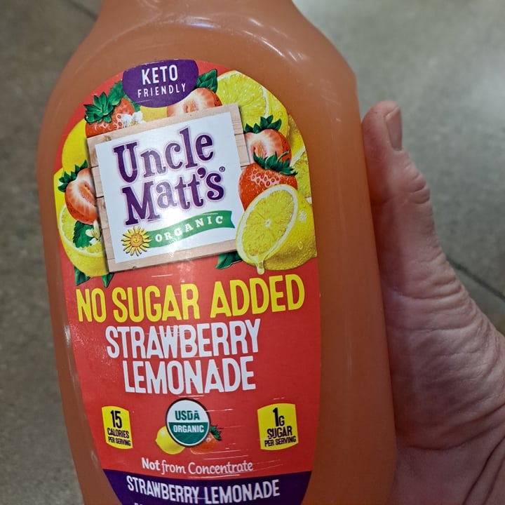 Uncle Matt's Organic No Sugar Added Strawberry Lemonade Review | abillion