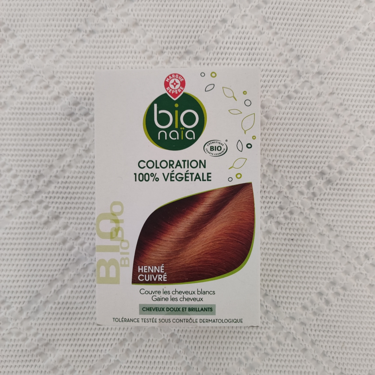 Coloration 100% Végétale Henné Cuivré from Bio naïa - Vegan Product ...