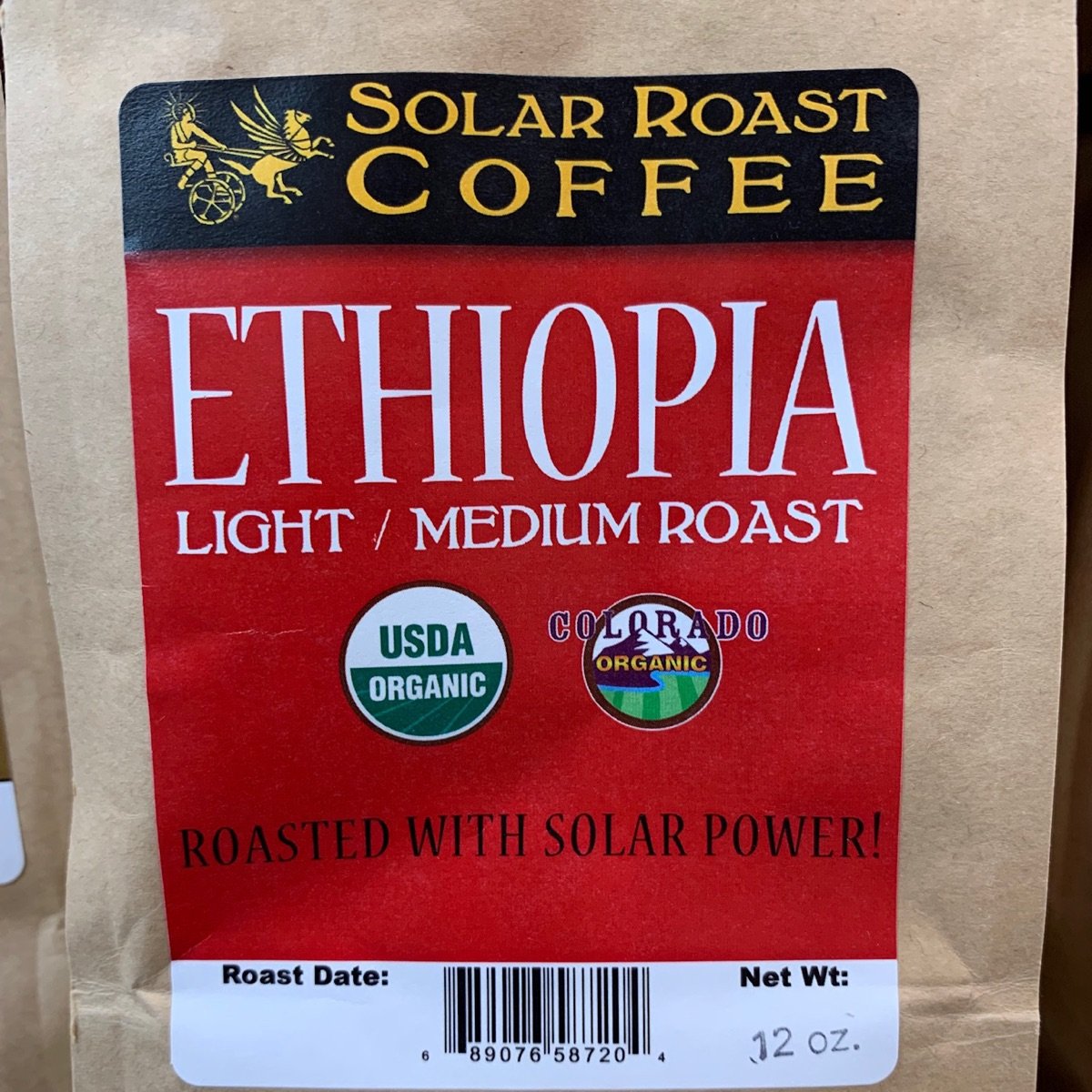 Ethiopia Whole Bean - Light/Medium Roast from Solar Roast Coffee ...