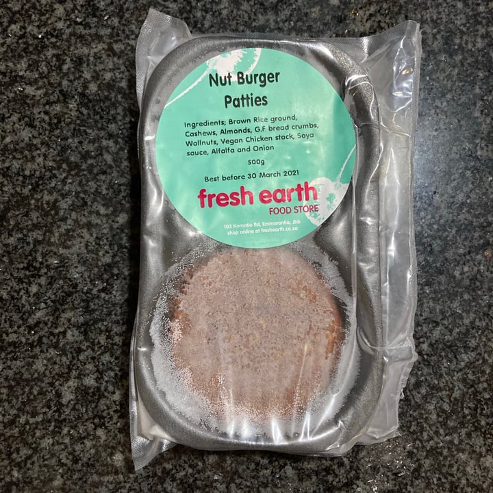 Fresh Earth Food Store Nut Burger Patties Review | abillion