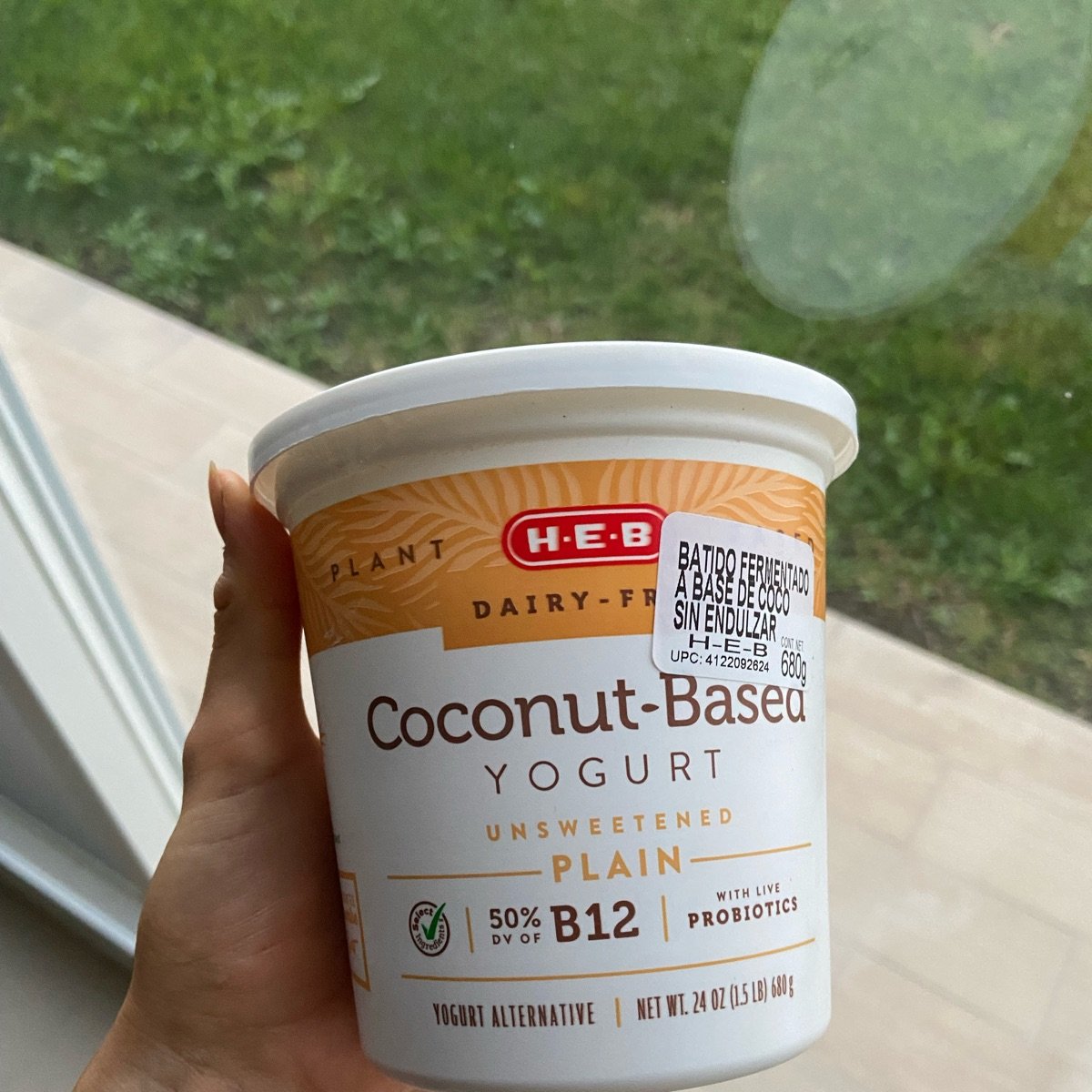 Coconut Based Yogurt Unsweetened Plain from H-E-B - Vegan Product ...