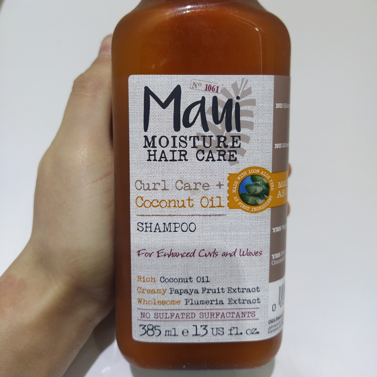 Curl quench Shampoo from Maui Moisture - Vegan Product Reviews ...