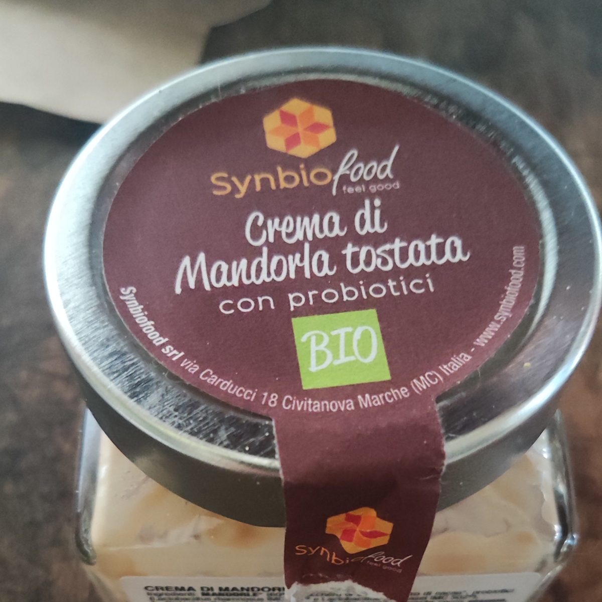 crema alle mandorle tostate from Synbio food - Vegan Product Reviews ...